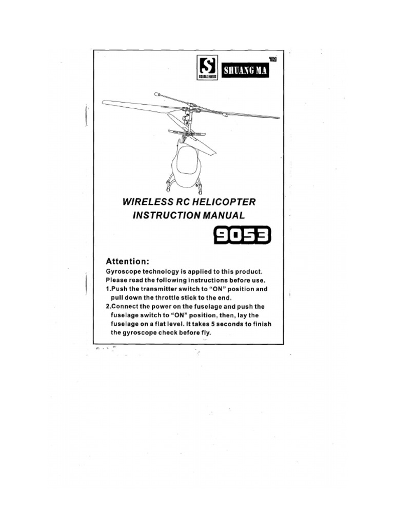 Double-Horse 9053 - Manual | PDF