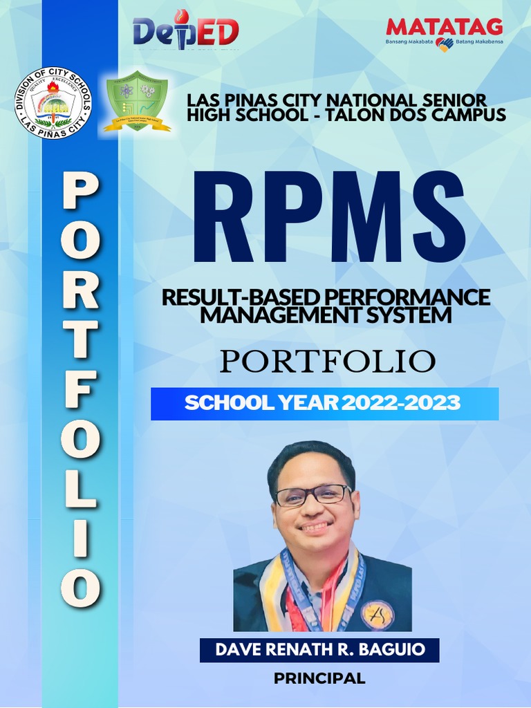 RPMS - Portfolio Ma'am Tin. | PDF | Teachers | Learning