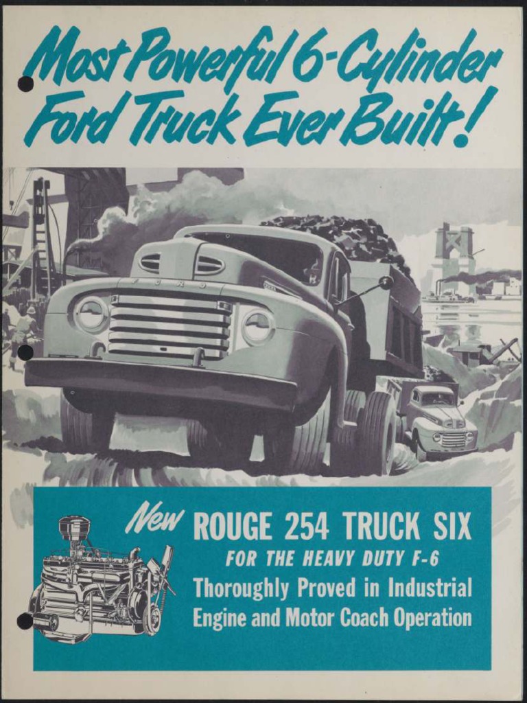 Ford F-6: Power-Packed Truck Specs | PDF | Ford Motor Company | Tire