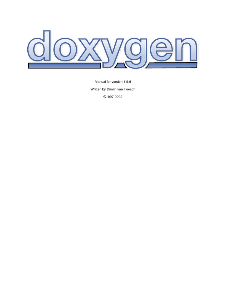 Doxygen Manual-1.9.6 | PDF | Computer Science | Computer Engineering