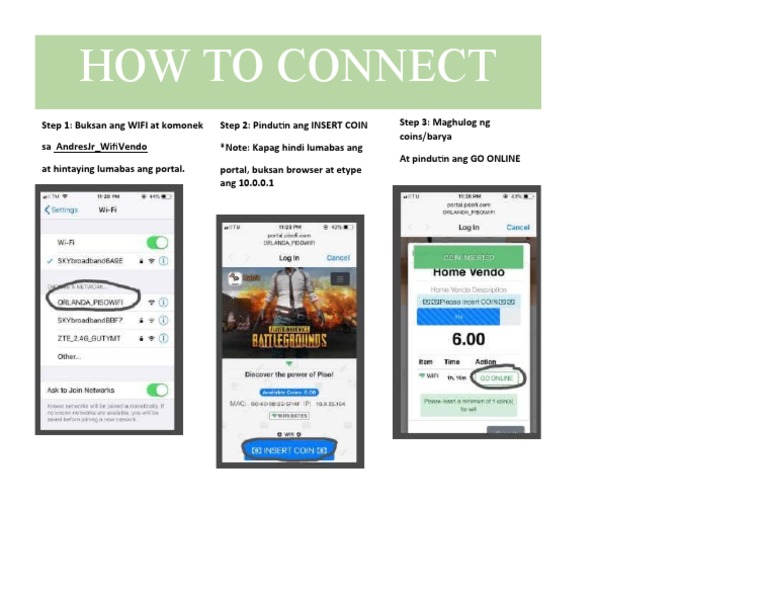 Piso Wifi Instructions | PDF