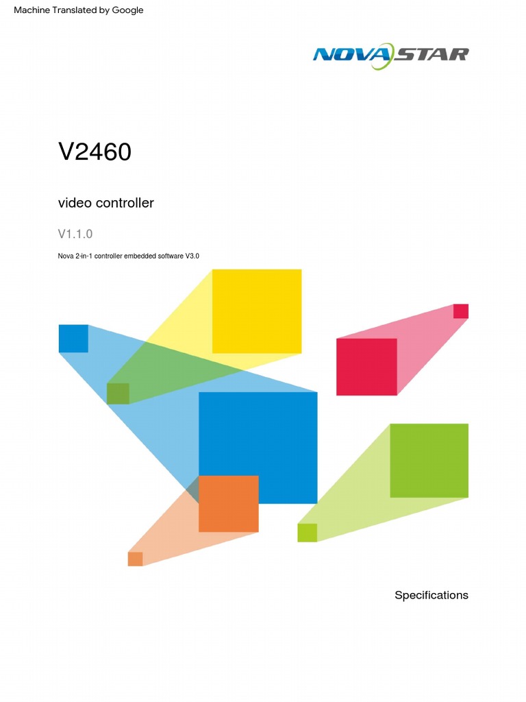 V2460 Especificações | PDF | Computer Network | Display Resolution