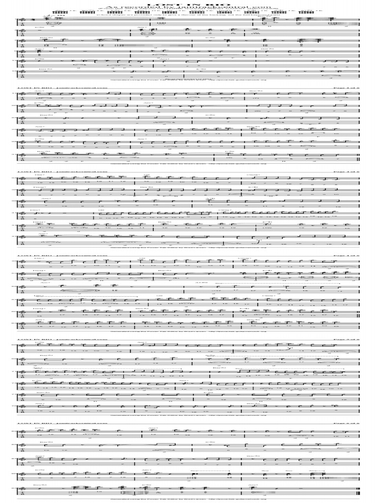 Lost in Rio - Tab-Full | PDF