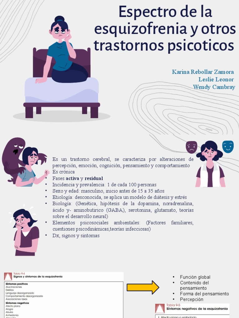 Esquizofrenia: Diagnóstico y Tratamiento | PDF | Esquizofrenia | Psicosis