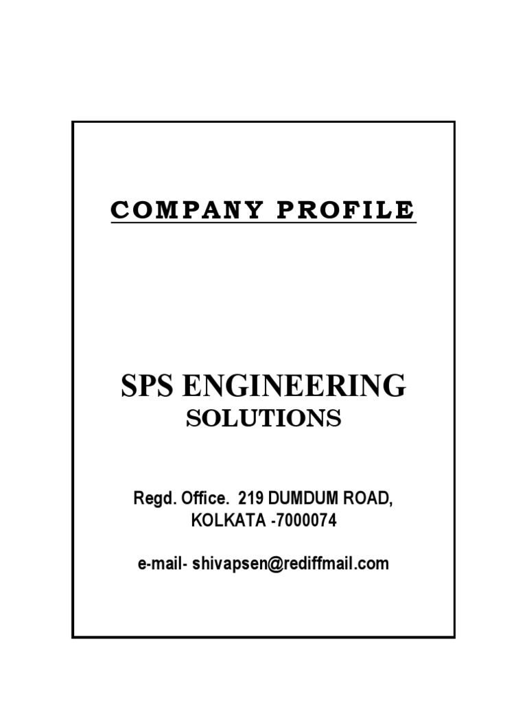 SPS Engineering Solutions Overview | PDF | Cement | Engineering