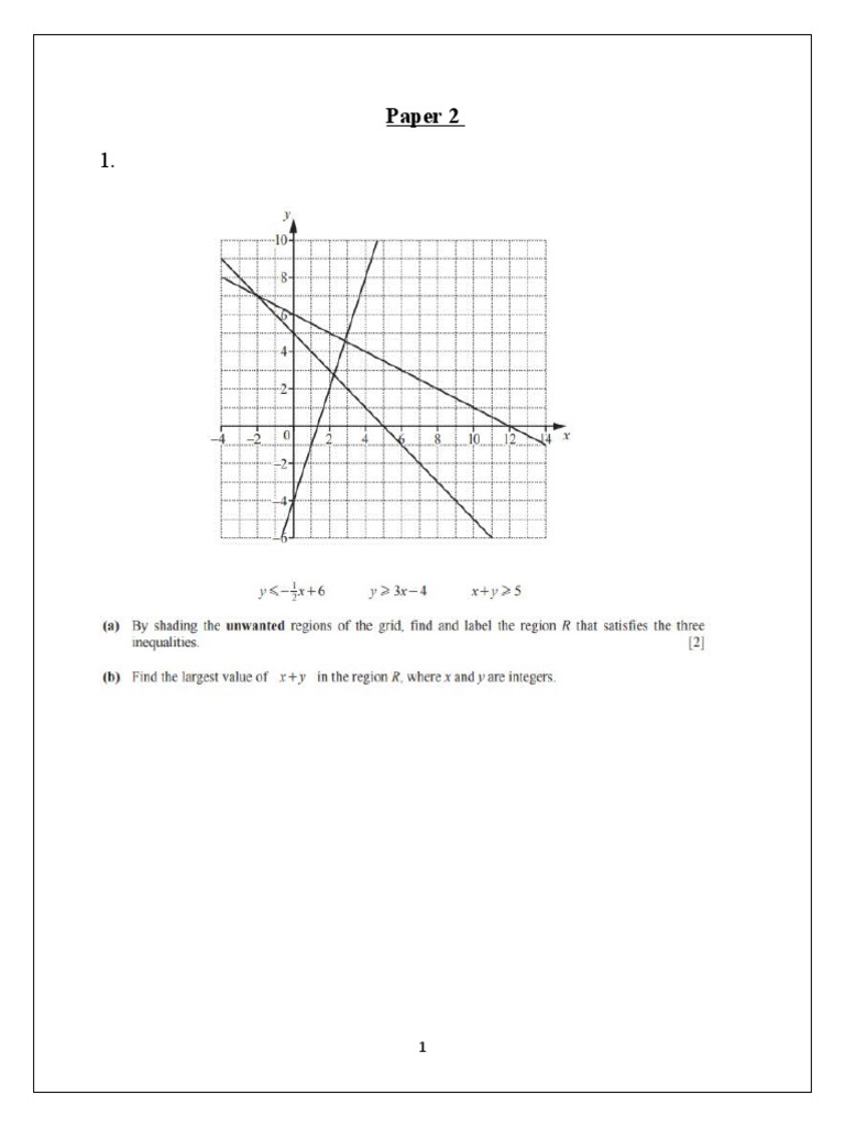 Linear Programming 2019 To 2022 P2 | PDF Linear Programming 2019 To 2022 P2 | PDF