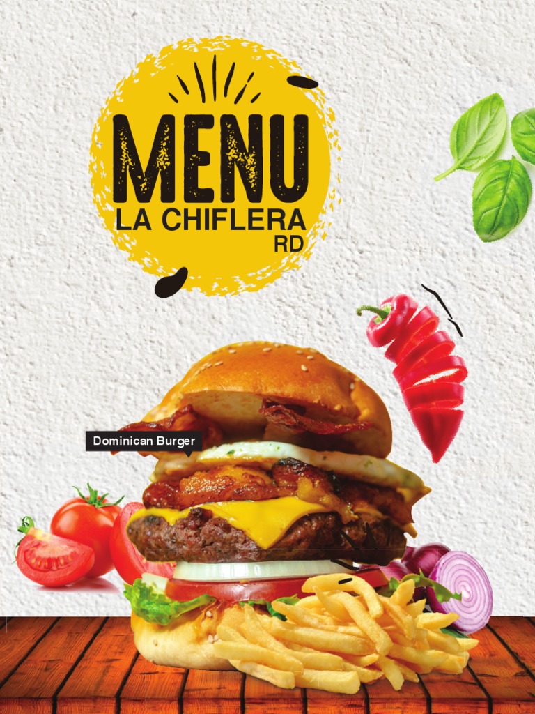 Menú La Chiflera Compressed l3b1d1 | PDF | Pancho | Platos con carne