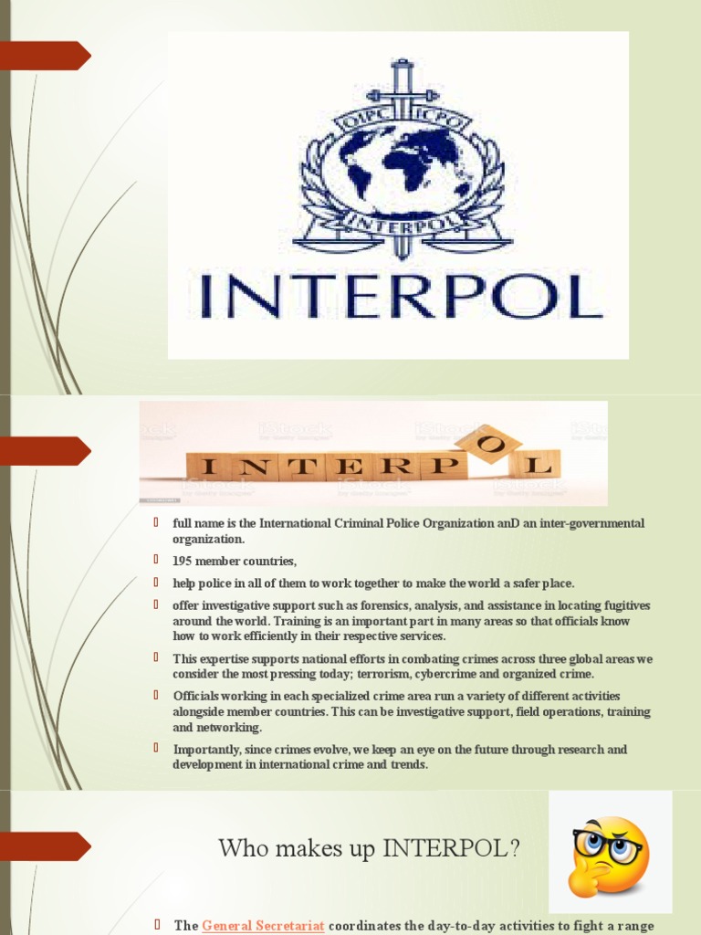 Interpol | PDF | Public Law | Crime & Violence