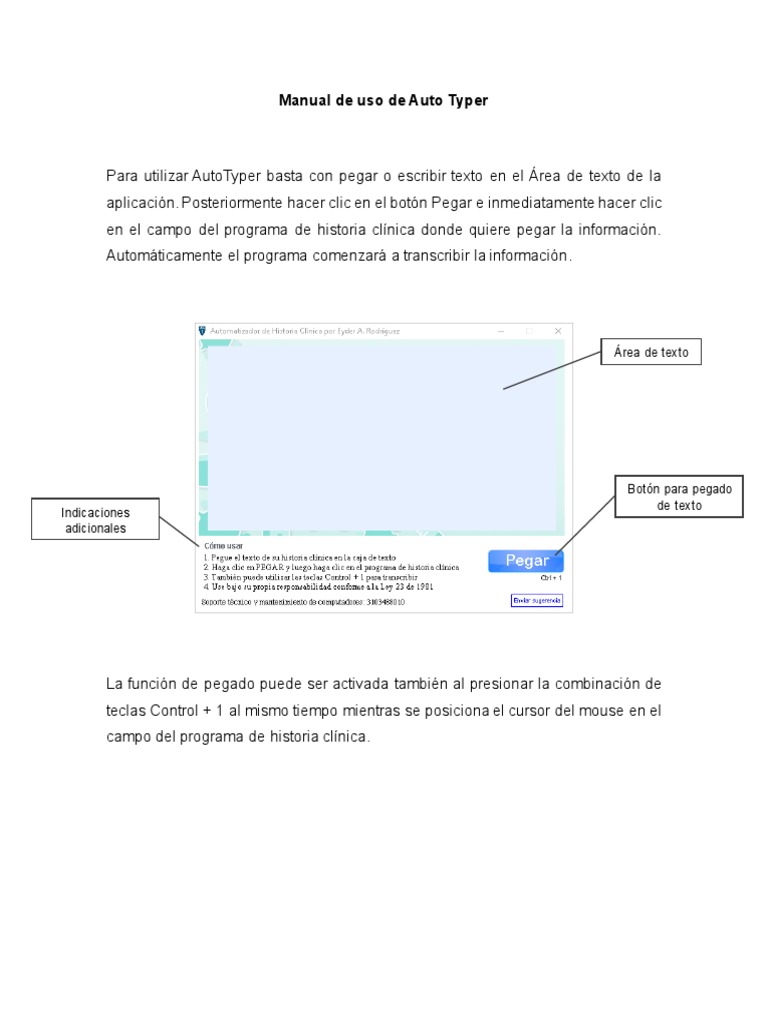 Manual de Uso de Auto Typer | PDF
