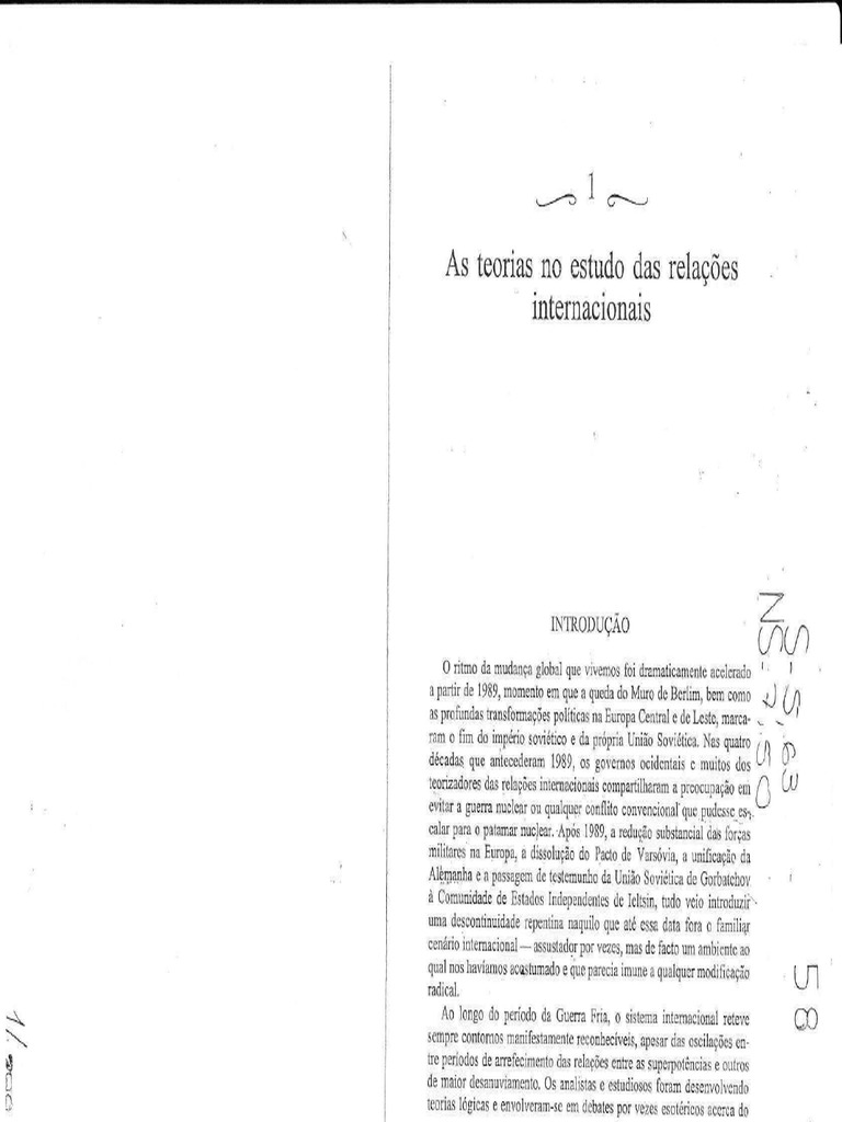 James E Dougherty Robert L. Pfaltzgraff JR., Relações Internacionais ...