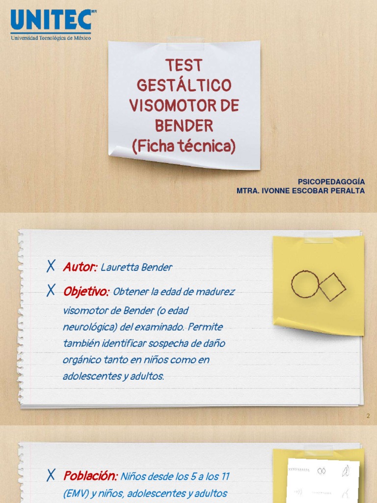 Calificacion Interpretacion Bender | PDF | Deportes y actividades al ...