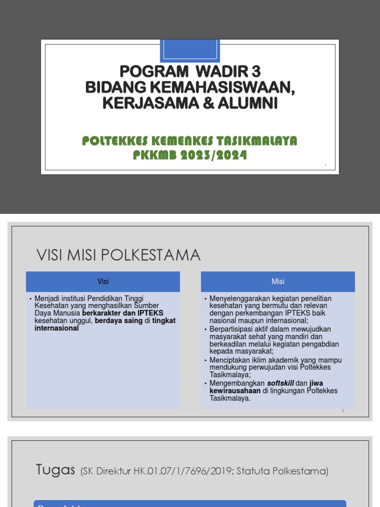 Program Kemahasiswaan Alumni Dan Kerjasama PKKMB 2023 | PDF
