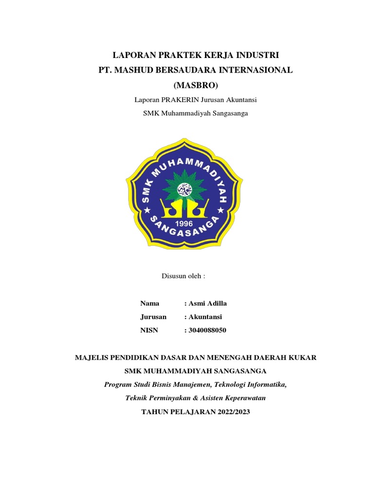 Laporan Asmi Adilla Yang Sudah Direvisi | PDF