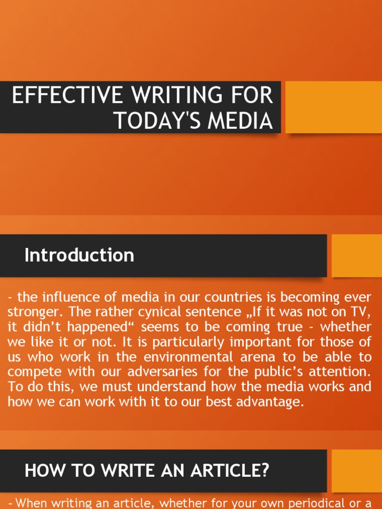 Writing Effective News Releases | PDF | News | Information