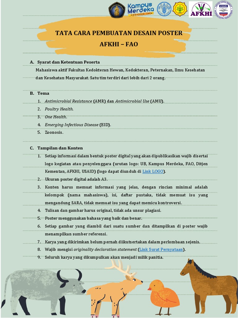 Tata Cara Pembuatan Desain Poster | PDF