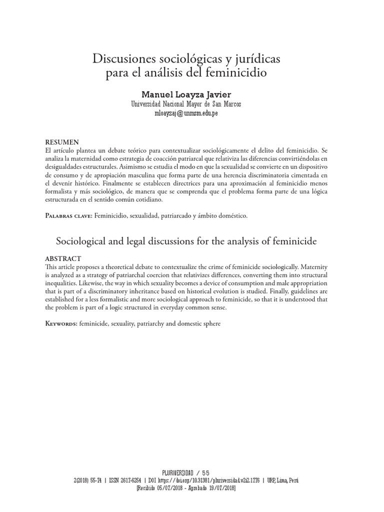 1776-Texto del artículo-3888-2-10-20200209 | PDF | Mujer | La violencia contra las mujeres