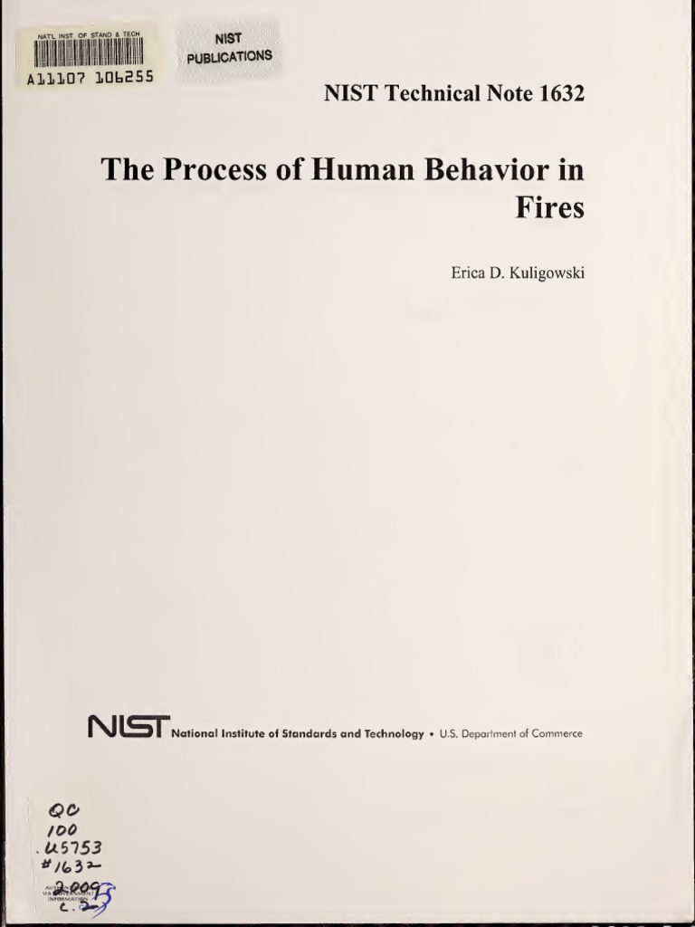 The Process of Human Behavior in Fires | PDF | Perception | Risk