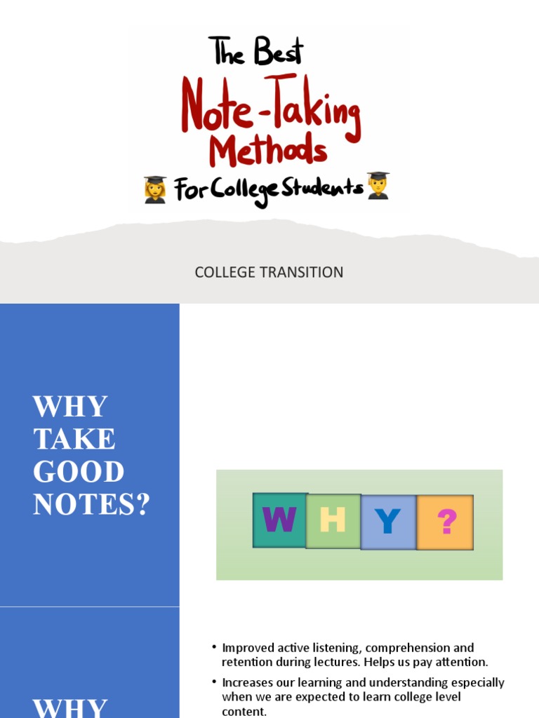 Focused Notetaking PPT 2023 | PDF | Career & Growth | Language Arts & Discipline