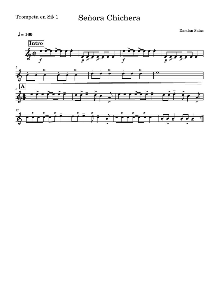 Señora Chichera-Trompeta - en - Sib - 1 | PDF