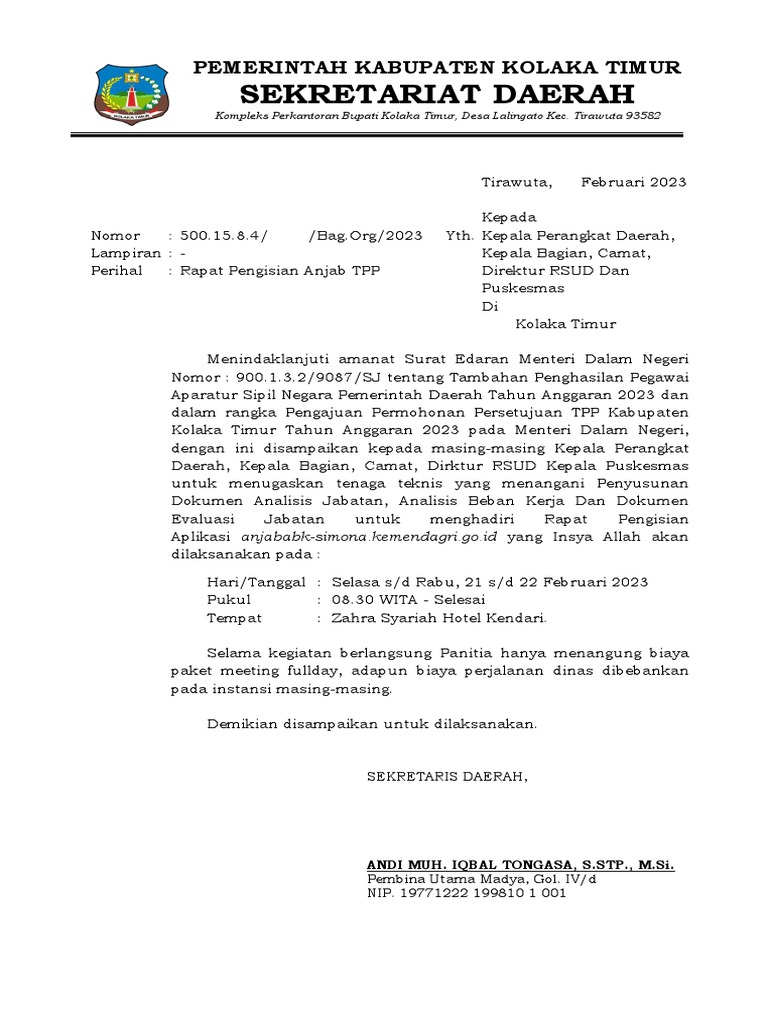 Undangan Simona Kendari | PDF