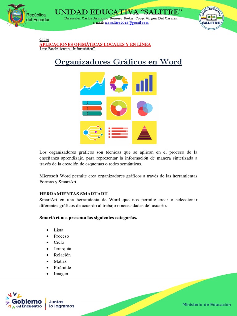 Clase - Organizadores Graficos en Word | PDF | Microsoft Word | Software Clase - Organizadores Graficos en Word | PDF | Microsoft Word | Software