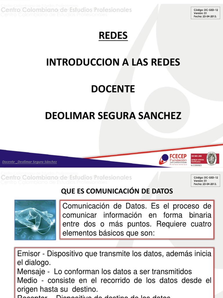 Fundamentos de Redes - Fcecep | PDF | Red de computadoras | Topología ...