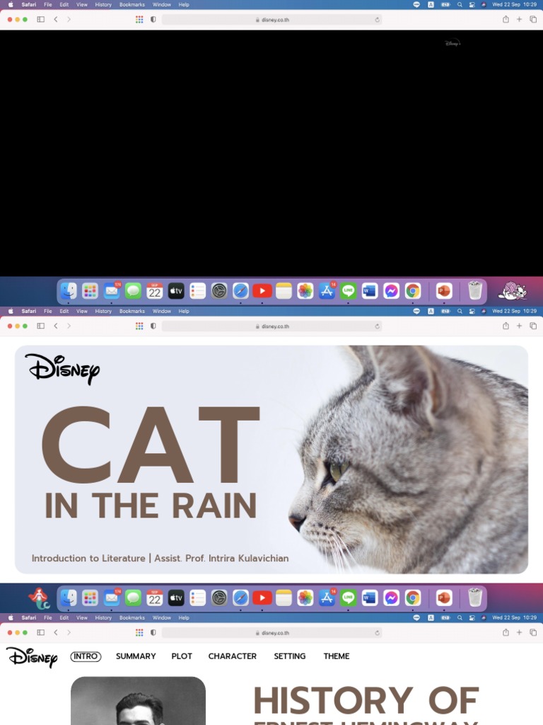 Hemingway's "Cat in the Rain" Summary | PDF | Ernest Hemingway