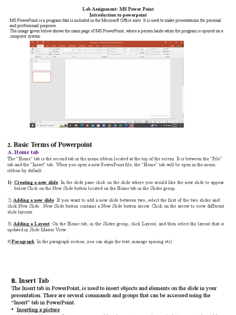 Presentation 1 | PDF | Microsoft Power Point | Software