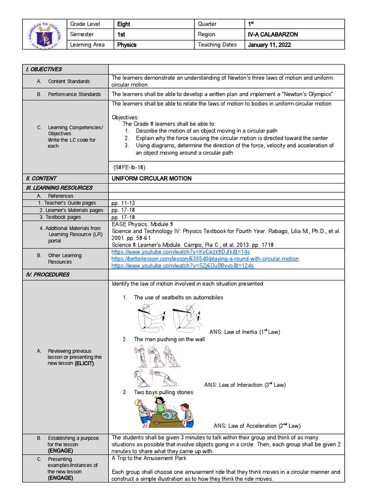 G8C10 2 3X-Force Circular-Motion | PDF | Force | Newton's Laws Of Motion