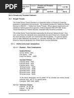 Stub - Acme - Thread - Data - Sheets Rev A | PDF | Screw | Joining