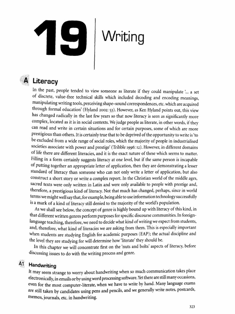 Text 2 - Teaching Writing - Jeremy Harmer | PDF | Spelling | Literacy
