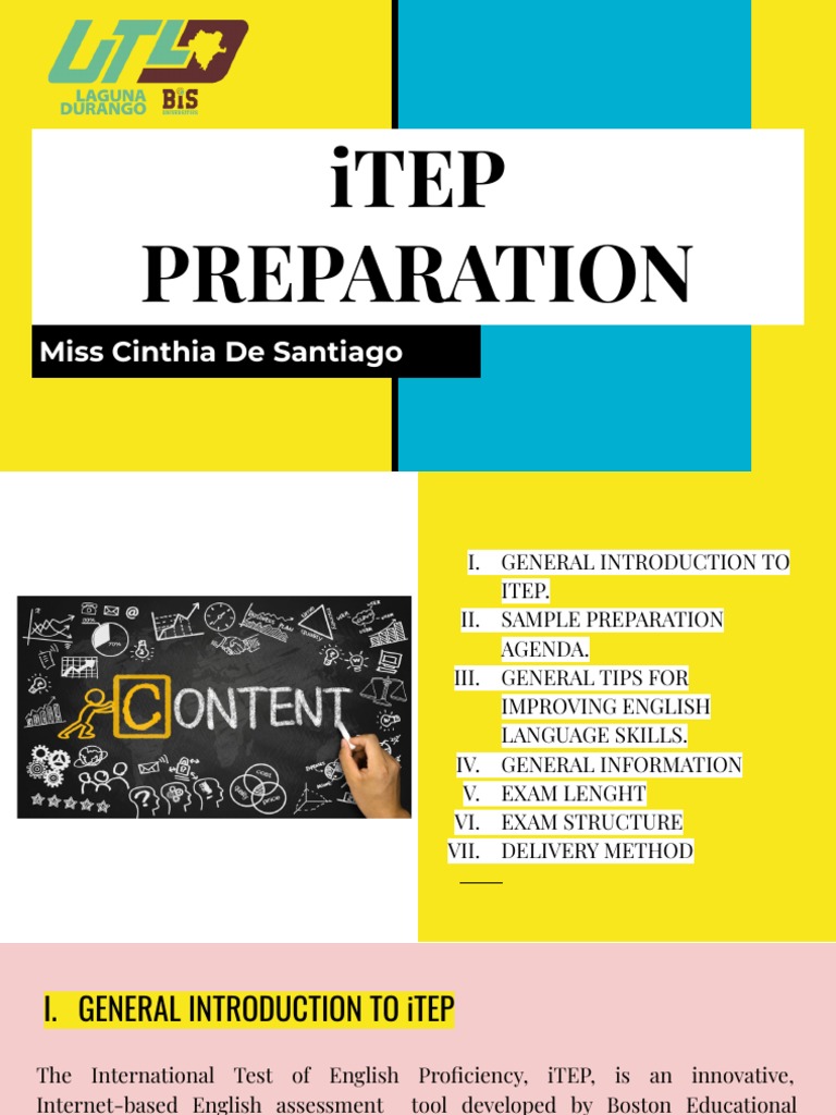 iTEP PREPARATION | Download Free PDF | Multiple Choice | English Language