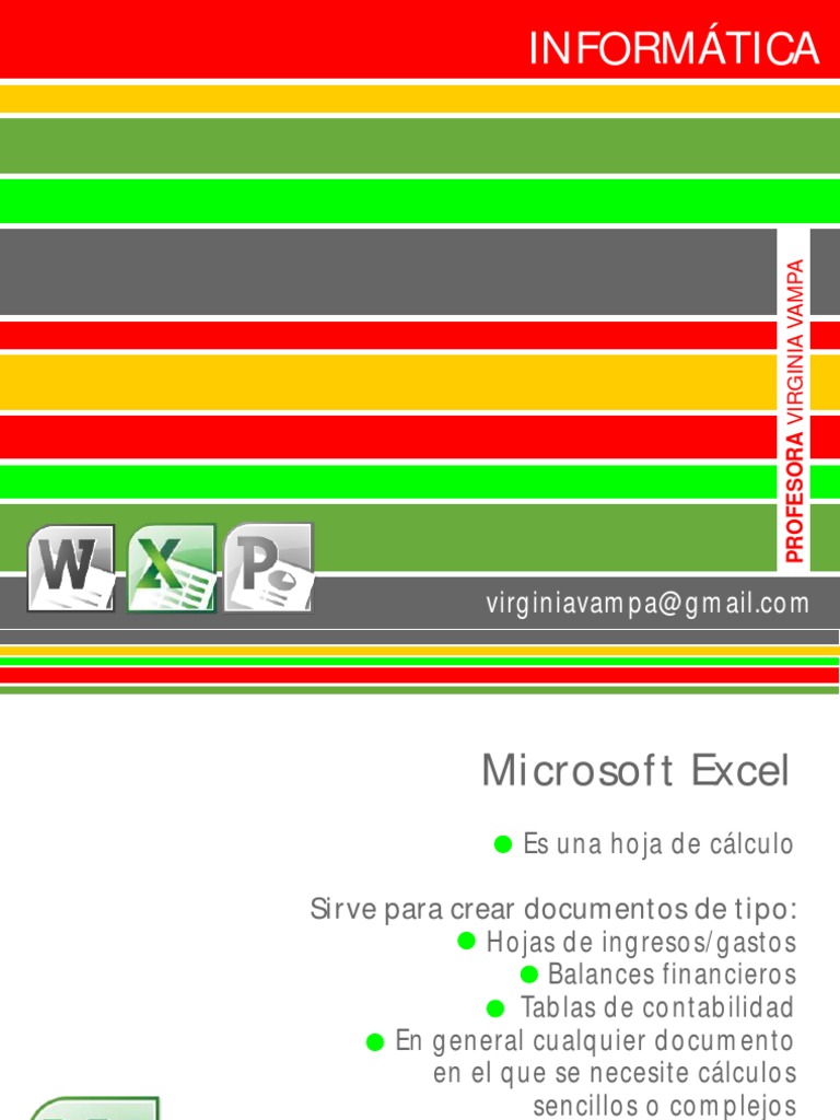 Para Estudiar Excel Dr.A.Quintana - Blanco | PDF | Microsoft Excel ...