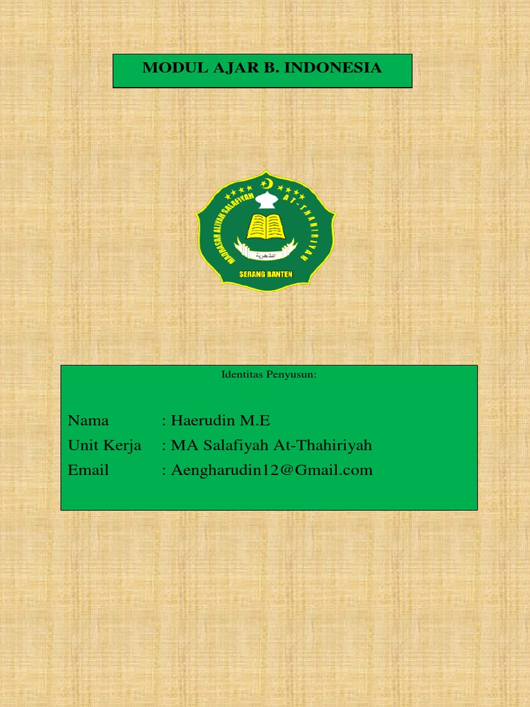 Modul Ajar Kurmer B.indo 2023-2024 | PDF