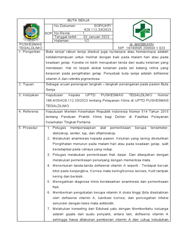 Sop Buta Senja | PDF