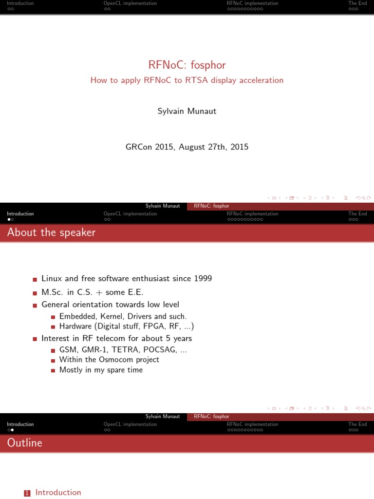 RFNoC: Fosphor - How To Apply RFNoC To RTSA Display Acceleration | PDF ... RFNoC: Fosphor - How To Apply RFNoC To RTSA Display Acceleration | PDF ...