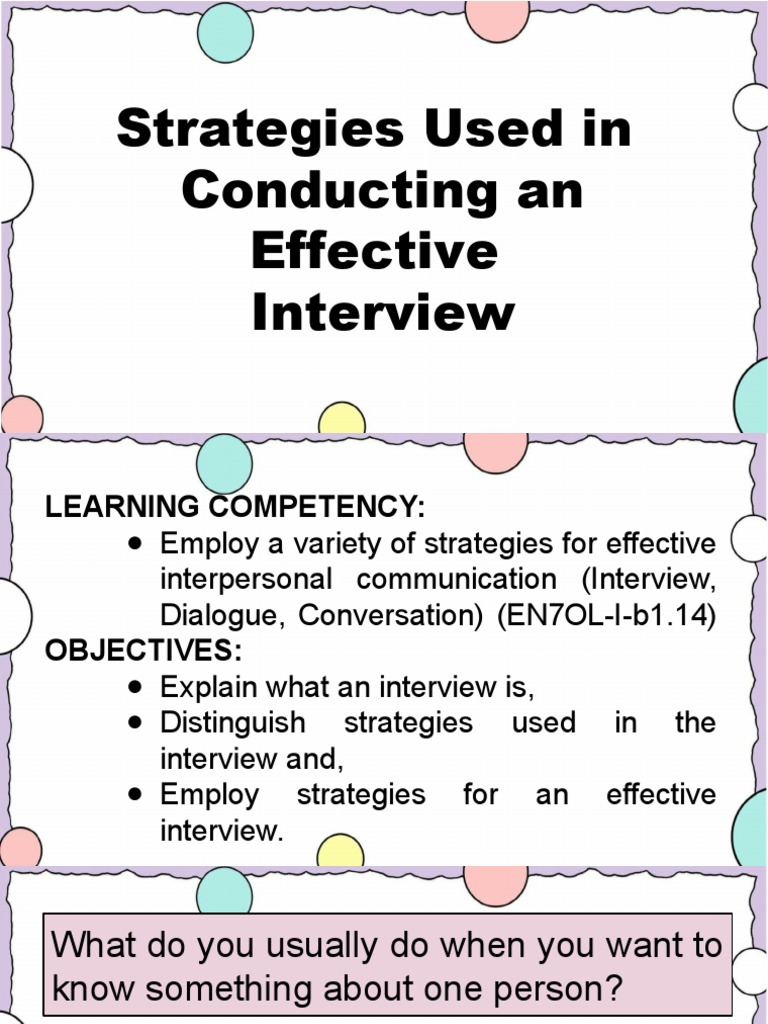 Tuesday Interview | PDF | Interview | Conversation