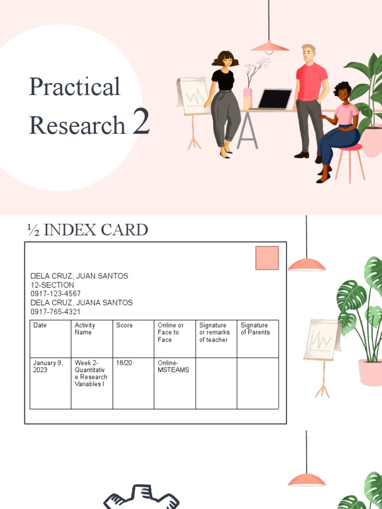 Practical Research 2 Week 3 Research Title and SOP | PDF | Goal | Question