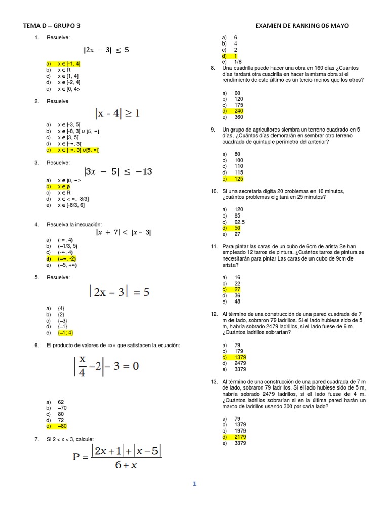 Tema D Grupo 3 | PDF