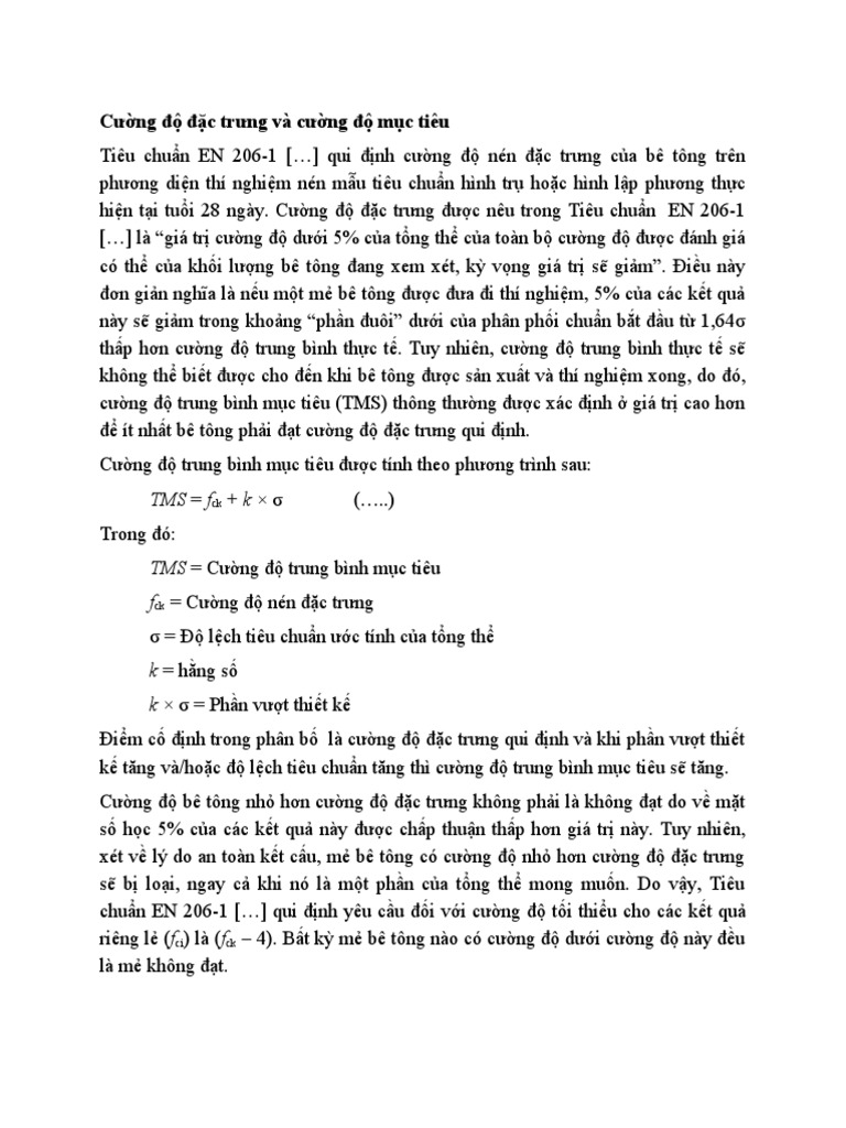 Tieu Chuan EN 206-1 Cua Chau Au - VN | PDF