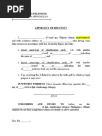 Affidavit of No Connection | PDF | Wellness