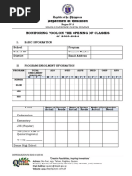 Division-Monitoring-Tool-Opening-of-Classes-SY-2023-2024 | PDF | Schools