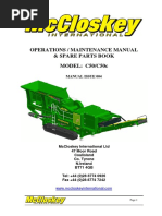 McCloskey J50 Technical Specification | PDF