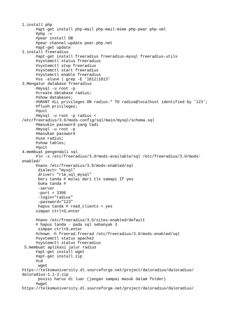 Freeradius OK | PDF | Data Management Software | Data Management