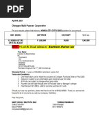 Isuzu QLR77E Vehicle Quotation | PDF | Finance & Money Management | Law