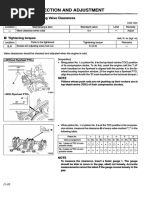 Engine Valve Clearance Specs | PDF | Engines | Mechanical Engineering