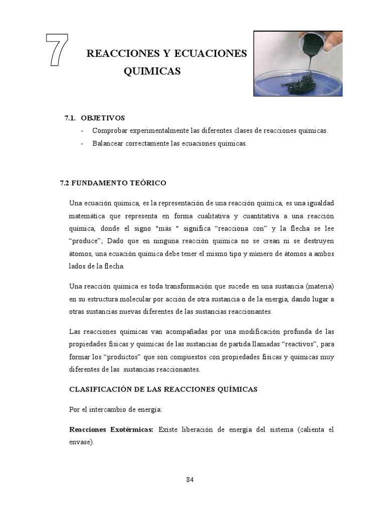 7 Reporte Reacciones Químicas I Pdf Redox Reacciones Químicas