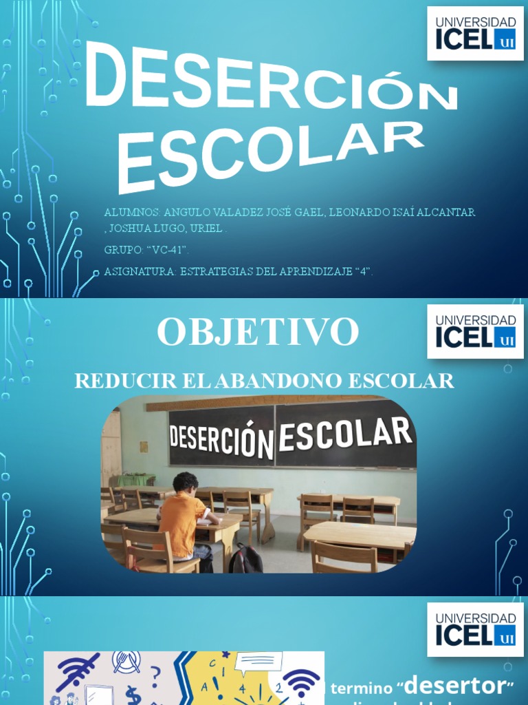 Estrategias para Reducir la Deserción Escolar | PDF