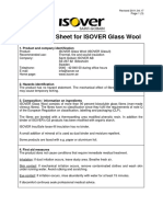 Rockwool Stone Wool Safety Sheet | PDF | Waste | Chemistry