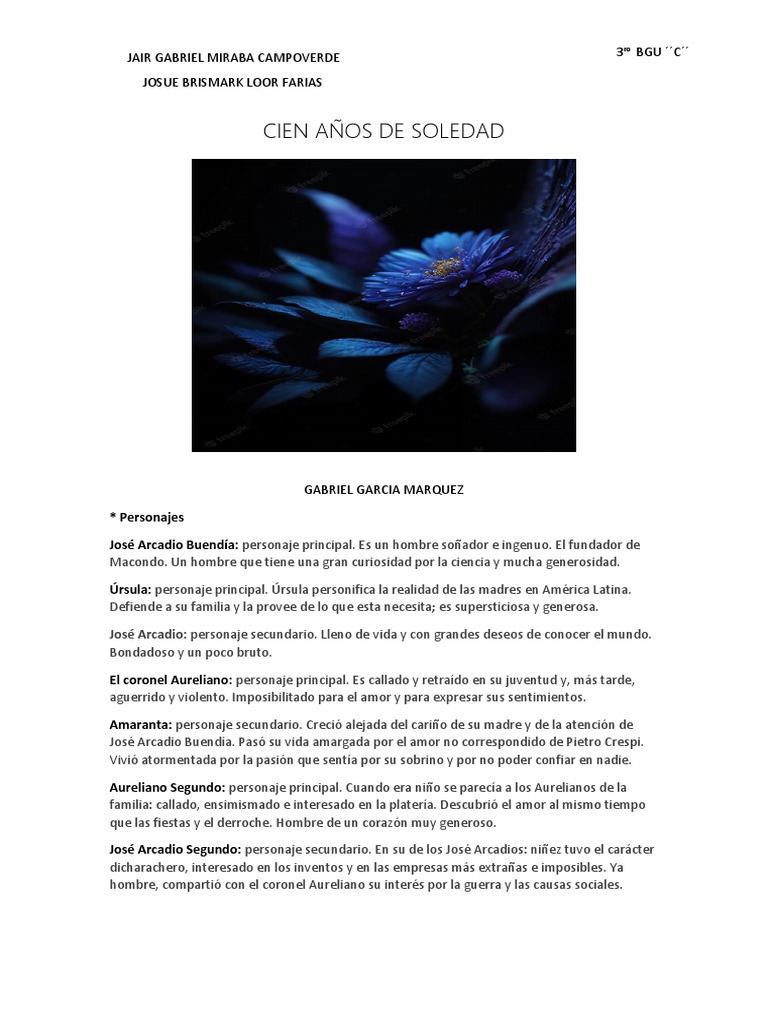 Cien Años de Soledad LL | PDF